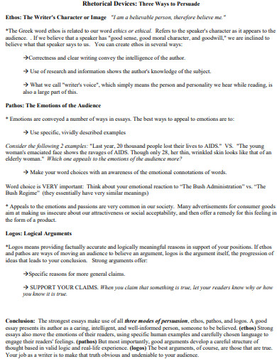 30+ Ethos Pathos Logos Examples in PDF, Excel | Examples