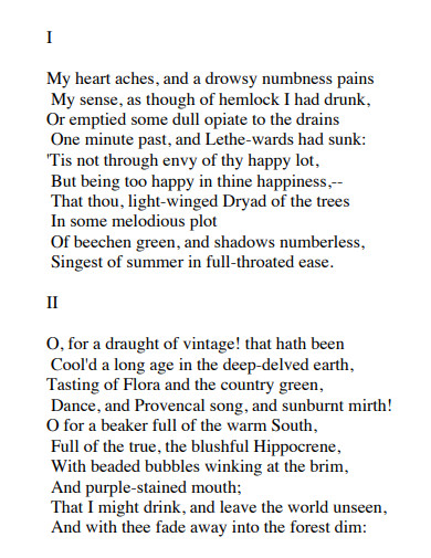 Ode Poem - 30+ Examples, Format, How to Write, PDF