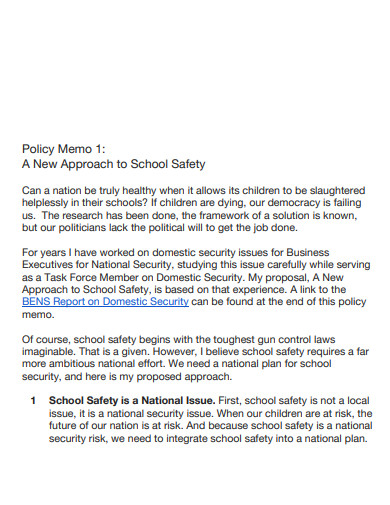 30+ Policy Memo Examples in Word | Google Docs | Apple Pages | PDF ...