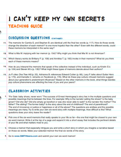 6 Word Memoir | Examples