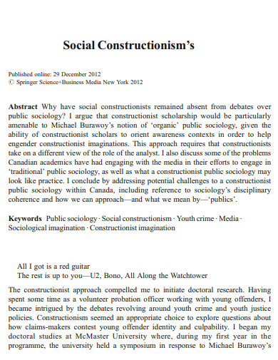 37+ Example of a Social Construct - PDF, Docs | Examples
