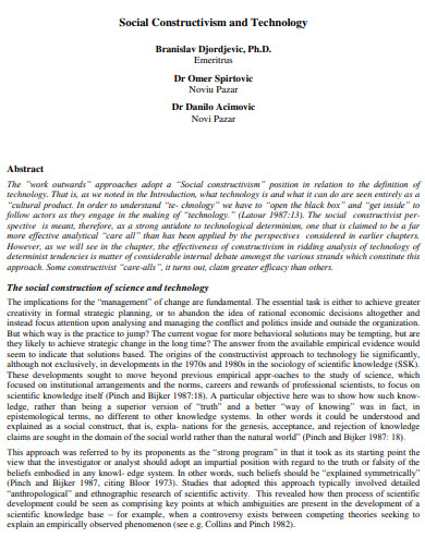 37+ Example of a Social Construct - PDF, Docs | Examples