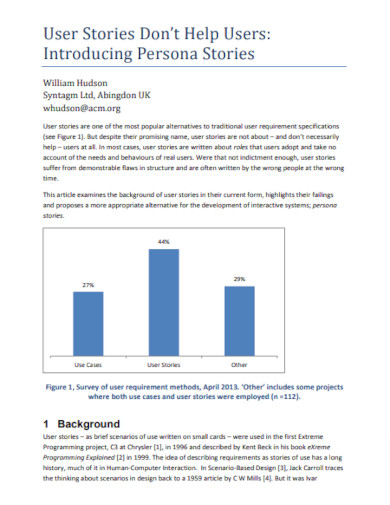 User Stories - 34+ Examples, Format, How to Write, PDF