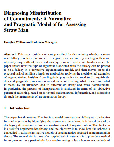 Straw Man Fallacy | Examples