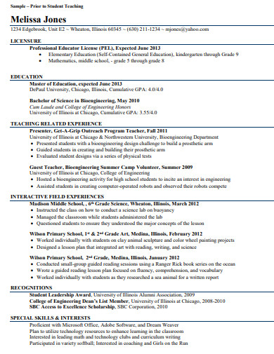 30+ Student Resumes Examples in Apple Pages, Word, PDF, PSD, Publisher ...