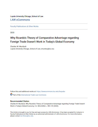 35+ Example of Comparative Advantage - PDF | Examples