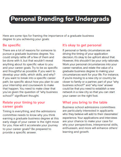 30+ Personal Branding Examples in PDF, DOCS | Examples