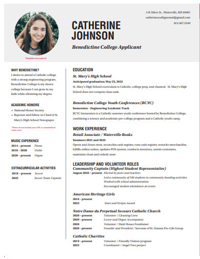 High School Students Resume - 30+ Examples, Word, Google Docs, Apple ...
