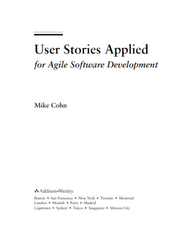 User Stories - 34+ Examples, Format, How to Write, PDF
