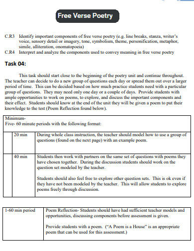 30 Free Verse Poem Examples Examples