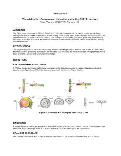 36+ Key Performance Indicators - Examples, PDF | Examples