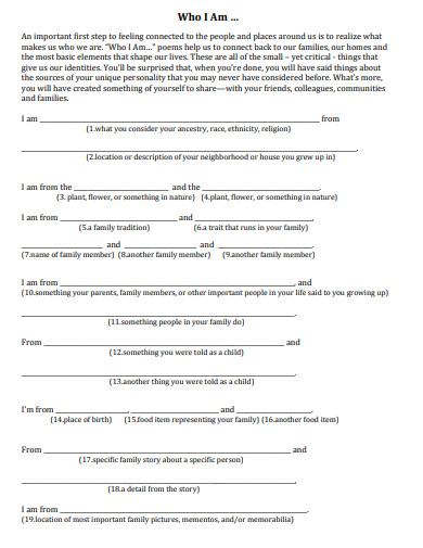 30+ I am Poem Examples | Examples