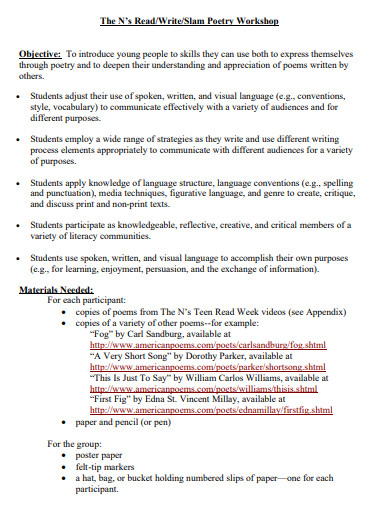 30+ Slam Poetry Examples in PDF | Examples