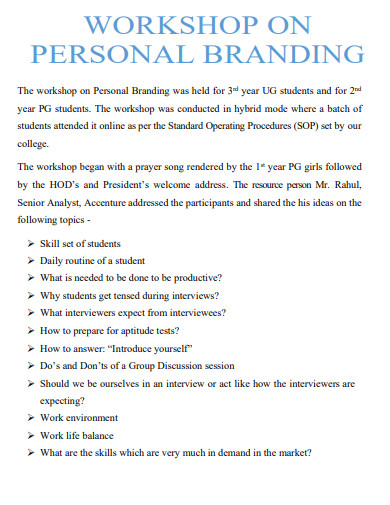 30+ Personal Branding Examples in PDF, DOCS | Examples