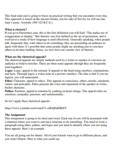 30+ Ethos Pathos Logos Examples in PDF, Excel | Examples