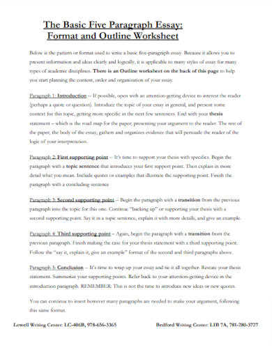 34+ 5 Paragraph Essay Example | Examples