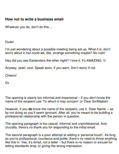 30+ Business Emails Examples in PSD | HTML5 | Word | Google Docs ...