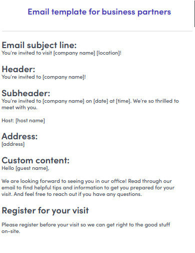 30+ Business Emails Examples in PSD | HTML5 | Word | Google Docs ...