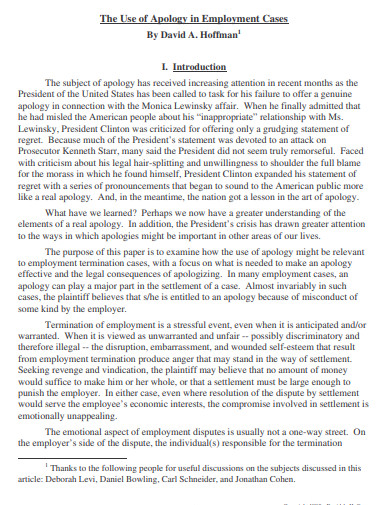 30+ Sincere Apologies Examples in PDF, DOC | Examples