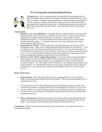 34+ 5 Paragraph Essay Example | Examples