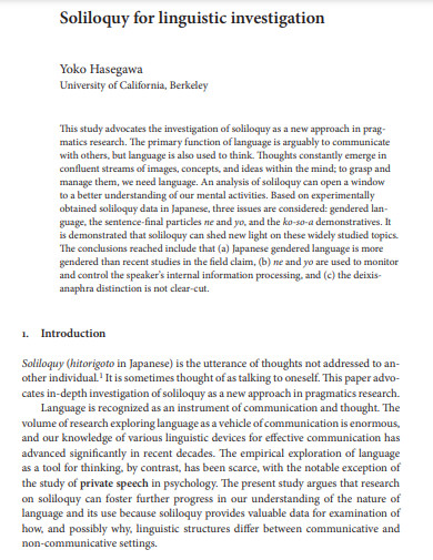 What Is Soliloquy As A Literary Term Definition Examples