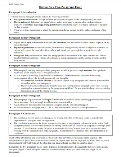 34+ 5 Paragraph Essay Example | Examples