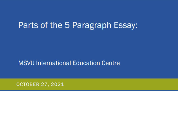 34+ 5 Paragraph Essay Example | Examples