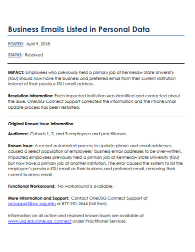 30+ Business Emails Examples in PSD | HTML5 | Word | Google Docs ...