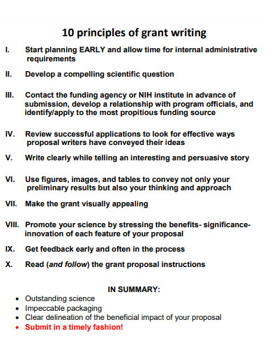 30+ Grant Writing Examples in Excel, Word, Google Docs, PDF, Apple ...