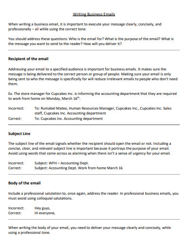 30+ Business Emails Examples in PSD | HTML5 | Word | Google Docs ...