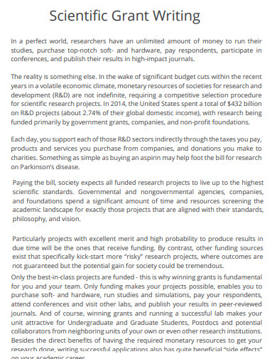 30+ Grant Writing Examples in Excel, Word, Google Docs, PDF, Apple ...