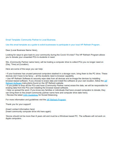 30+ Business Emails Examples in PSD | HTML5 | Word | Google Docs ...