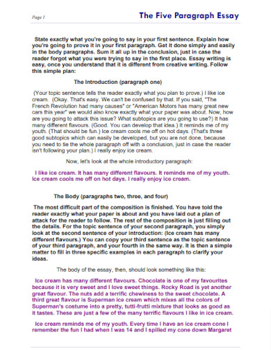 34+ 5 Paragraph Essay Example | Examples