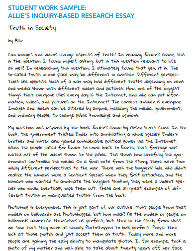 30+ Research Essay Examples in Word. Google Docs, Apple Pages, PDF ...