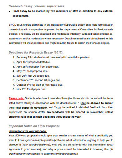 30+ Research Essay Examples in Word. Google Docs, Apple Pages, PDF ...