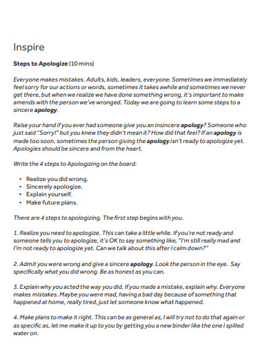 30+ Sincere Apologies Examples in PDF, DOC | Examples