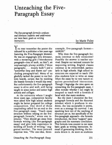 34+ 5 Paragraph Essay Example | Examples