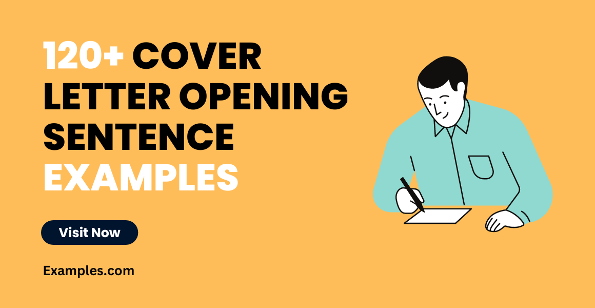 Cover Letter Opening Sentence 99 Examples How To Write Tips