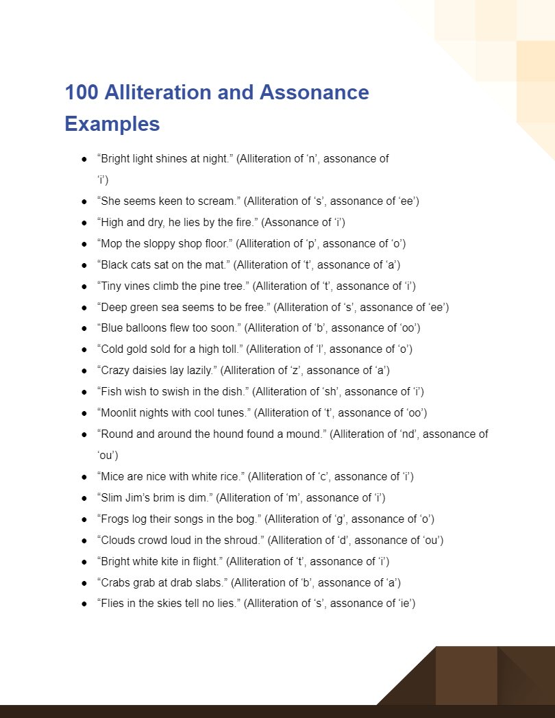 100 Alliteration And Assonance Examples How To Write Tips Examples