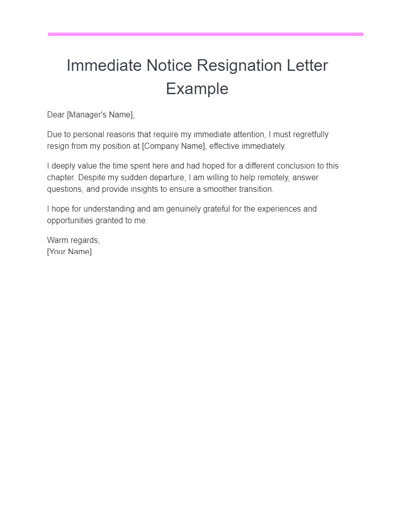 20+ Resignation Notice Letter Examples, How to Write, Tips | Examples