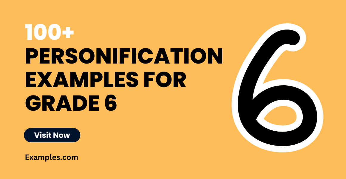 100 Personification Examples For Grade 6 How To Write Tips Examples