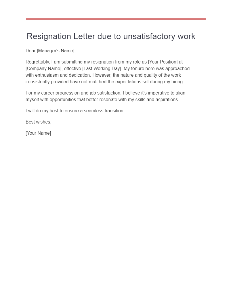 26+ Unhappy Resignation Letter Examples, How to Write, Tips | Examples