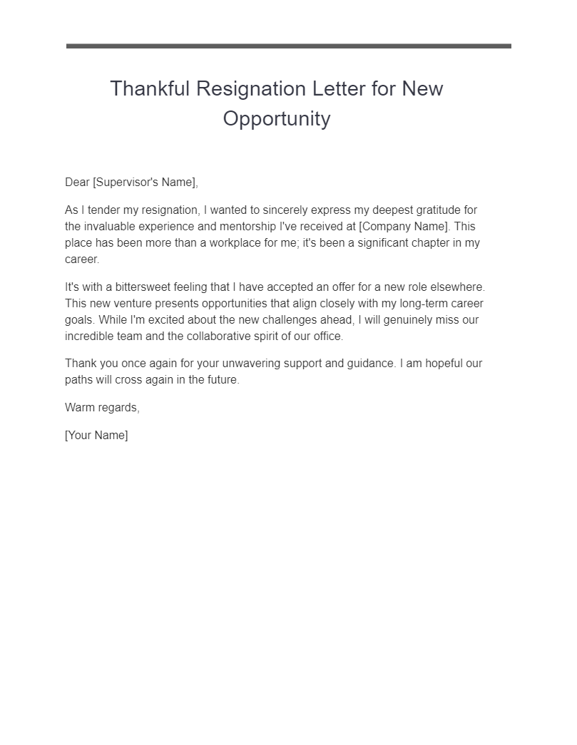 23+ Thankful Resignation Letter Examples, How to Write, Tips | Examples