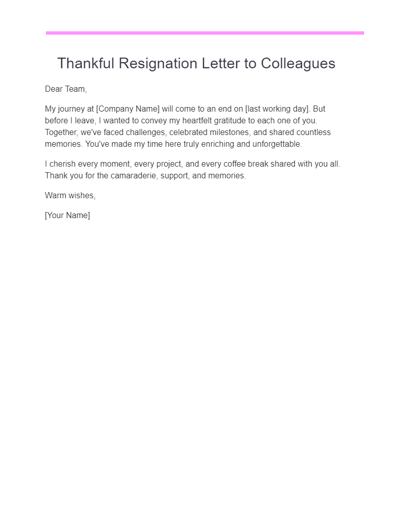 23+ Thankful Resignation Letter Examples, How to Write, Tips | Examples