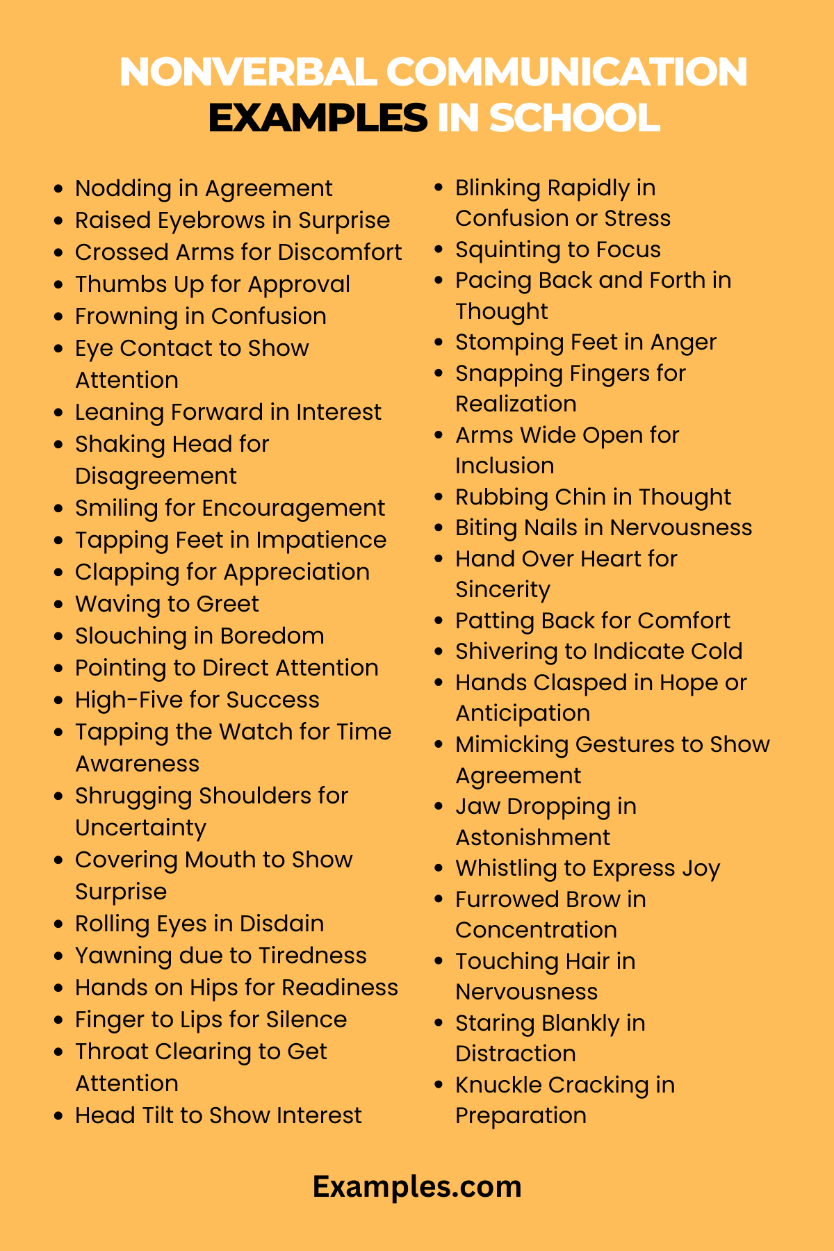 Nonverbal Communication in School - 49+ Examples, How to Teach, Tips