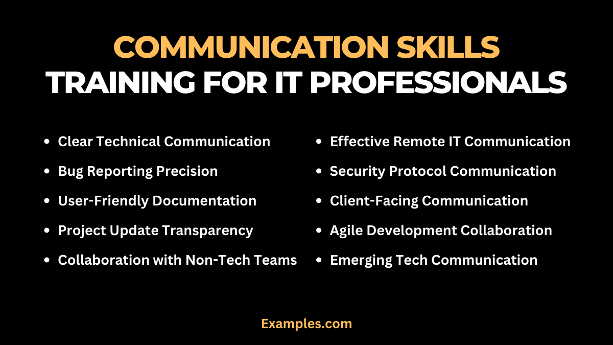 Communication Skills Training - 29+ Examples
