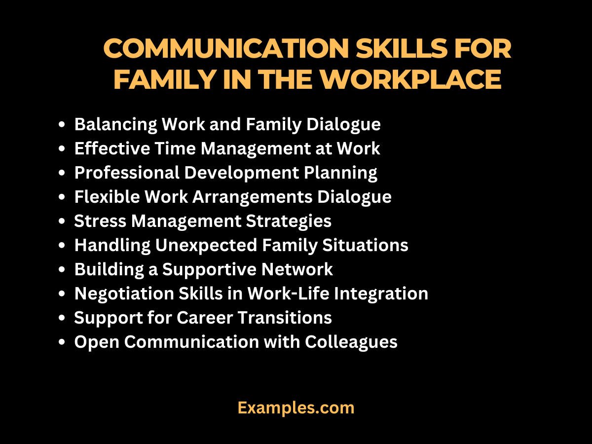 Communication Skills for Family, Examples, Pdf