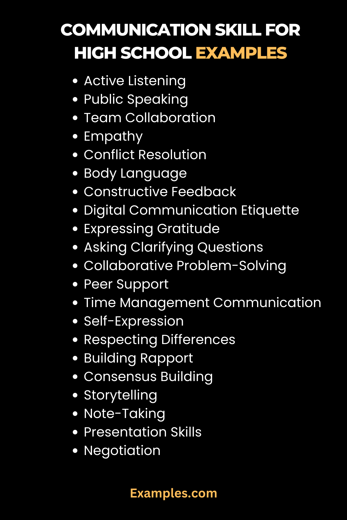 Communication Skills For High School - 29+ Examples, How to Improve, Tips