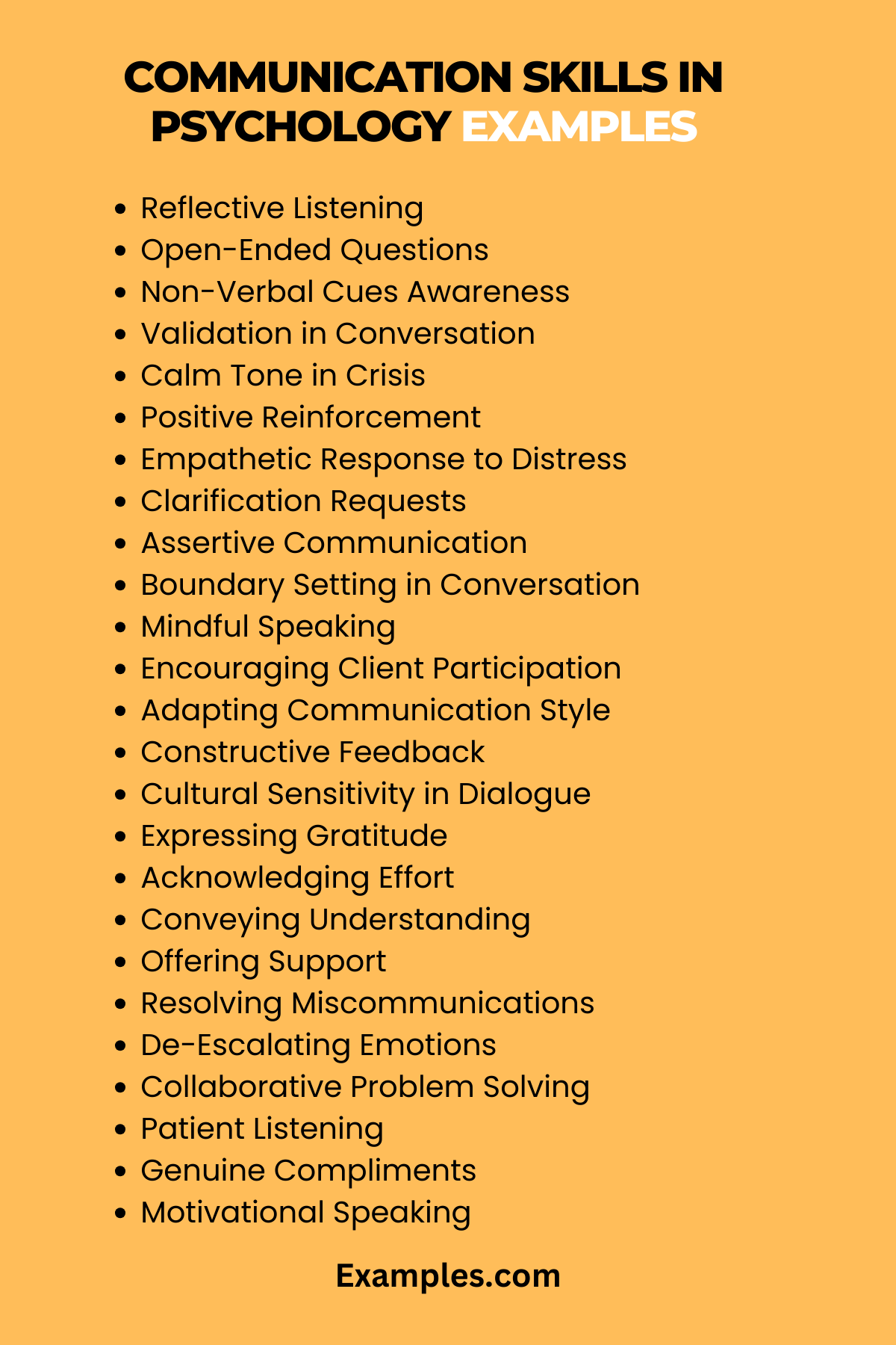 Communication Skills in Psychology - 29+ Examples, How to Use