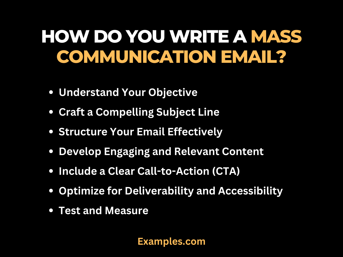 Email Mass Communication - 29+ Examples, How to Send